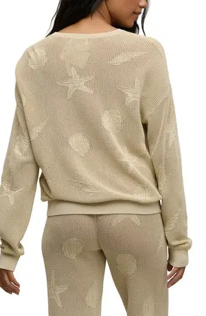 Barefoot Dreams Shell Cotton Sweater