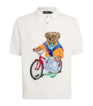Polo Ralph Lauren Cotton Bear Polo Shirt - Ivory