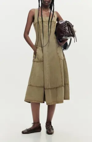 Desigual Square Neck Day Dresses