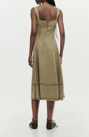 Desigual Sleeveless Denim A-line Dress