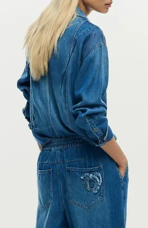 Desigual Denim Trucker Jacket - Medium Blue