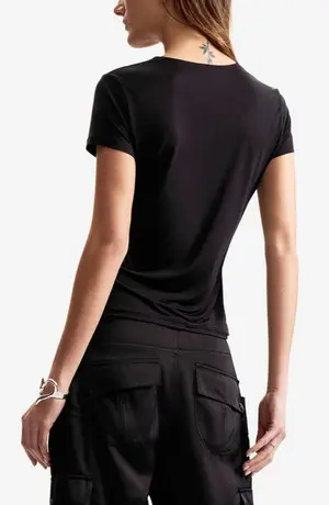 Desigual Lacroix Print T-shirt - Black