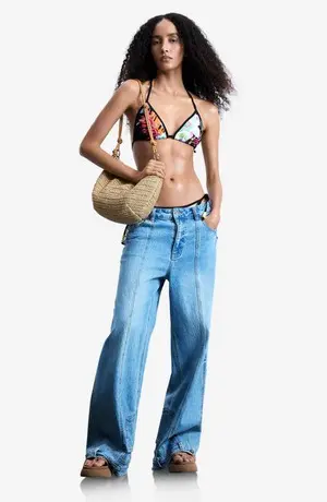 Desigual Daiquiri Triangle Bikini Top