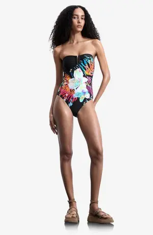 Desigual Printed One-piece Swimsuit