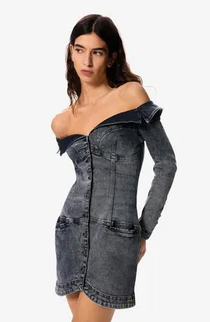 Desigual X Masha Popova Denim Mini Dress