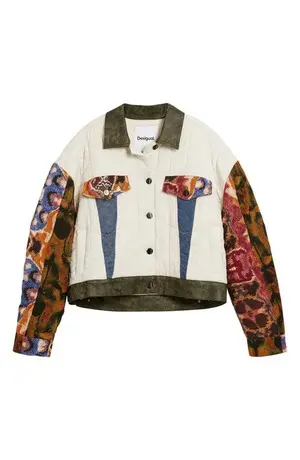 Desigual Quilted Trucker Jacket