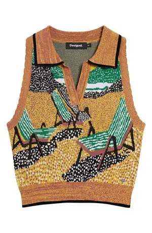 Desigual Polo Sweater Vest