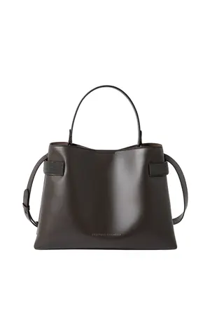 Brunello Cucinelli Top-handle Essence Bag - Rust Brown