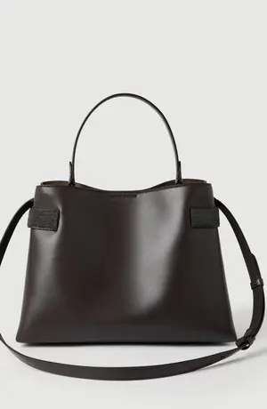 Brunello Cucinelli Top-handle Essence Bag - Rust Brown