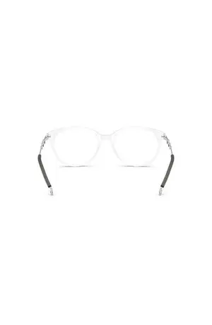 DIESEL® 54mm Oval Eyeglasses - Transparent