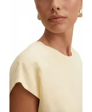 EVER NEW Georgina Bubble Hem Top