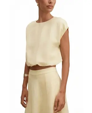 EVER NEW Georgina Bubble Hem Top