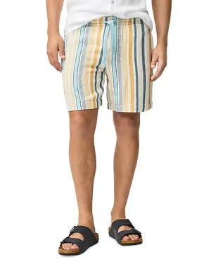 Rodd & Gunn Lakeland Resort Fit 7" Stripe Shorts - Gold