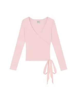 VIR VITA Margot Wrap Top - Blossom