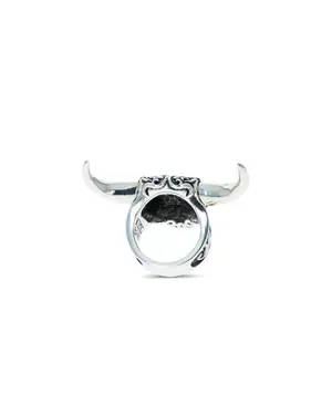 KING BABY STUDIO Wild West Buffalo Skull Ring