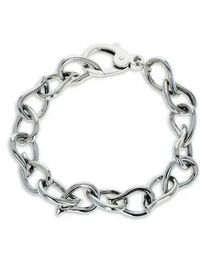 KING BABY STUDIO Sterling Wild West Buffalo Paisley Link Bracelet - Silver