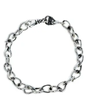 KING BABY STUDIO Sterling Wild West Buffalo Paisley Link Bracelet - Silver