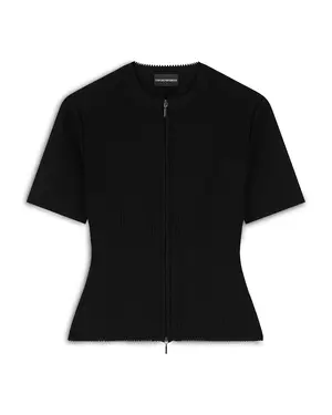Emporio Armani Short Sleeve Knit Jacket