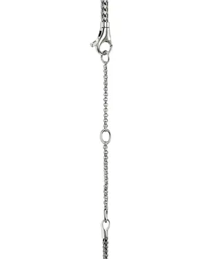 John Hardy Sterling Icon Diamond Pyramid Cluster Pendant Necklace - Silver