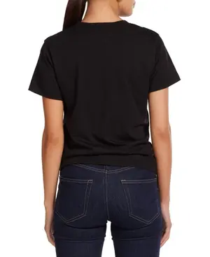Lauren Moshi Ursula Crystal Evil Eye Stripe Top