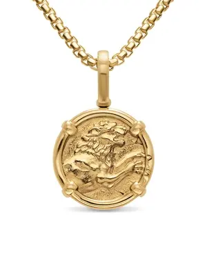 David Yurman Alexander The Great Amulet 20.5mm - Gold