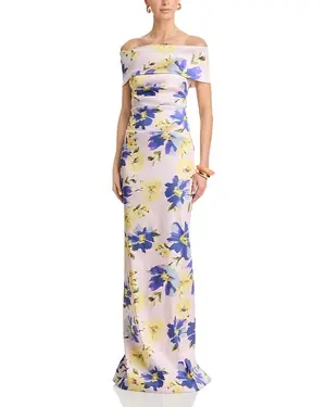 Women's Printed Evening Dresses