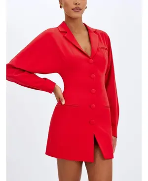 MISS CIRCLE NEW YORK Batwing Blazer Mini Dress