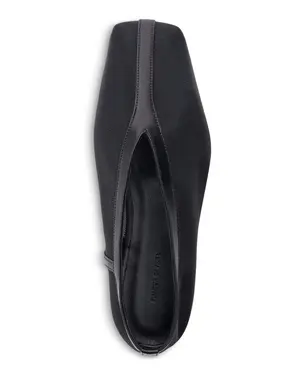MANSUR GAVRIEL Contorno Square V Flats - Black
