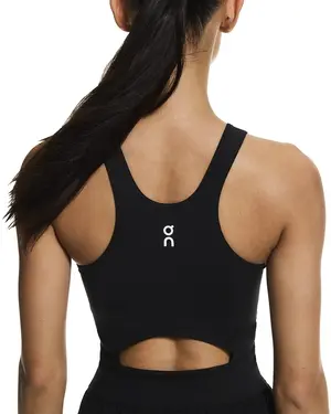 On Split Court Dress - Black