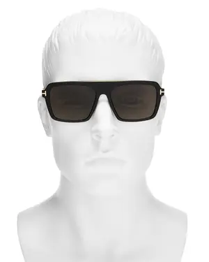 TOM FORD Square Sunglasses 56mm
