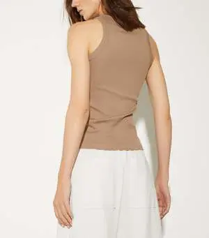 Max & Co. Stretch-cotton Tank Top - Grey