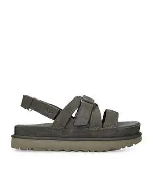 UGG Suede Goldenstar Gleam Sandals - Grey