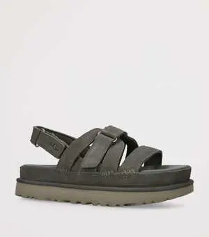 UGG Suede Goldenstar Gleam Sandals - Grey