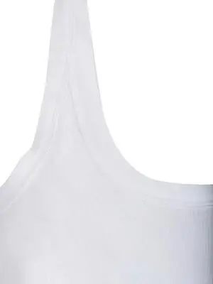 RÓHE Ribbed Knit Scoop-neck Top