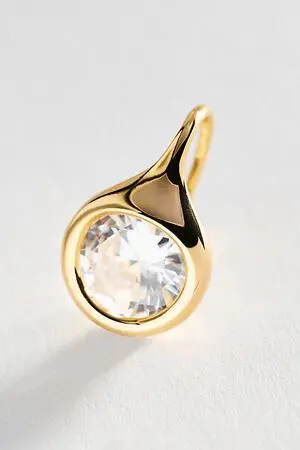Anthropologie Crystal Fishhook Earrings