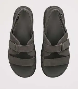 UGG Suede Goldenstar Gleam Sandals - Grey