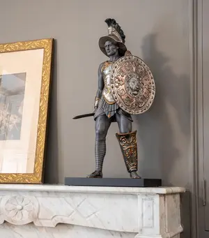 LLADRO Porcelain Gladiator Sculpture
