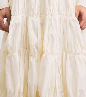 Ulla Johnson Cotton Davina Maxi Skirt - White