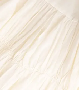 Ulla Johnson Cotton Davina Maxi Skirt - White