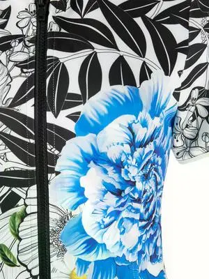 MARY KATRANTZOU Floral Print One-piece