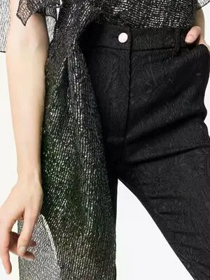 Dolce & Gabbana Floral Brocade Cropped Trousers