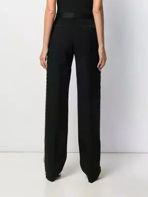 Versace Tailored Trousers With Greca-chain Detailing