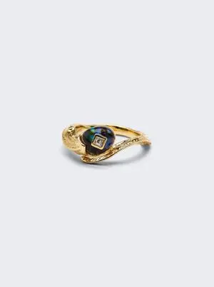 BIBI VAN DER VELDEN Tadpole Ring - Yg