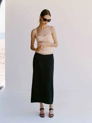 Relaxed Fit Midi Skirts