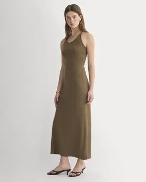 Everlane Racerback Maxi Knit Dress - Beech
