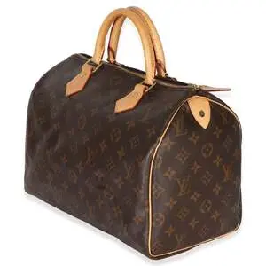 LOUIS VUITTON Monogram Canvas Speedy 30 - Brown