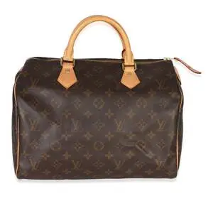 LOUIS VUITTON Monogram Canvas Speedy 30 - Brown