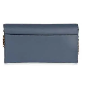 Dior Grained Calfskin Saddle Pouch With Chain