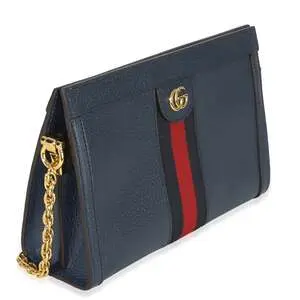 Gucci Ophidia Web Chain Bag - Blue