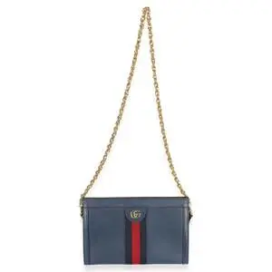 Gucci Ophidia Web Chain Bag - Blue